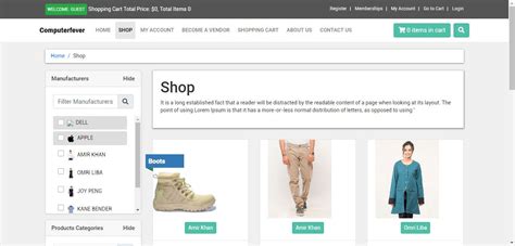 Complete Multi Vendor E Commerce Website Script By Nayerazem Codester