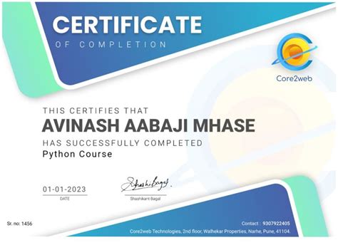 avinash mhase on linkedin core2web python learn handson skillup skills c2w fundamentals…