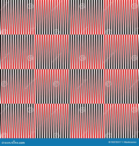 Seamless Square And Stripe Pattern Stock Vector Illustration Of Grid Repeat 90378317