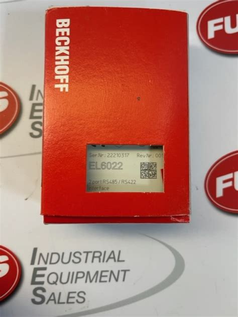 BECKHOFF EL Port RS RS Interface FUS Industrial