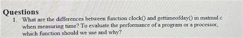 solved questionswhat are the differences between function