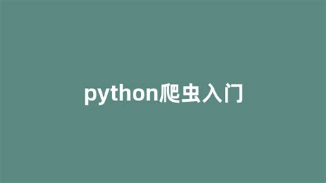 Python爬虫基础与学习资源指南 Csdn博客