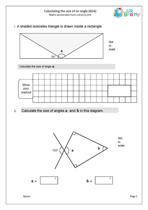 Geometry Formulas Angles