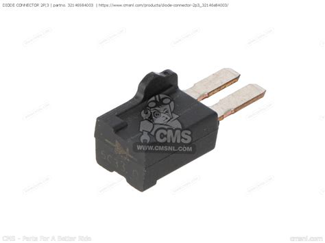 Diode Connector 2p3 For Accord 2000 Y 2dr Lx Ul Kl Order At Cmsnl