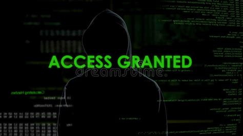 Access Granted Successful Hacking Cyber Attack On Personal Data Or
