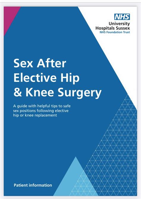 Having A New Hip Today Hopefully This Leaflet Will Come In Handy R