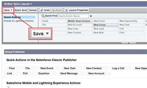 How To Add Actions To Global Publisher Layouts In Salesforce Salesforce Faqs