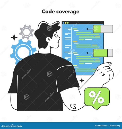 Code Coverage Software Testing Methodology Stock Vector Illustration Of Platform Control