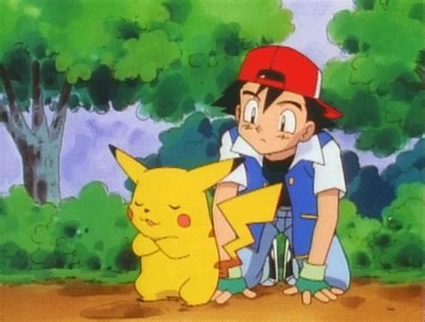 Pikachu And Ash Hug