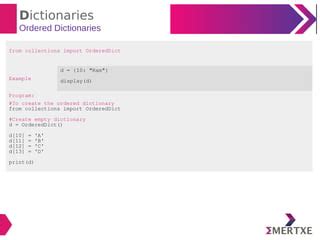 Python Dictionaries PDF