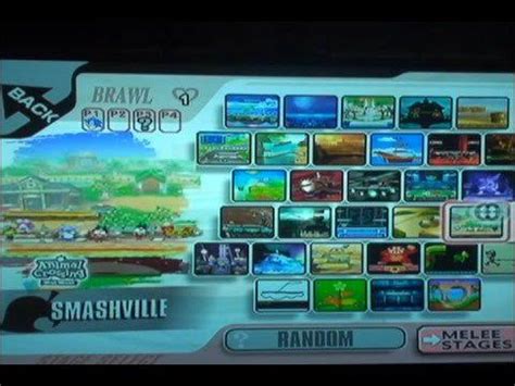 Super Smash Bros Brawl All Stages Youtube
