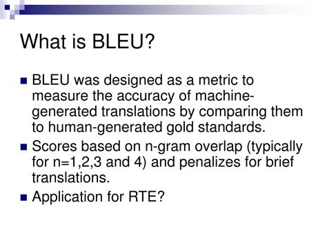 Ppt Baselines For Recognizing Textual Entailment Powerpoint