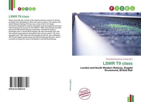 Lswr T9 Class 978 613 6 99875 6 6136998750 9786136998756