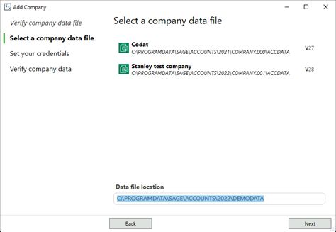 Install The Sage Connector Codat Docs