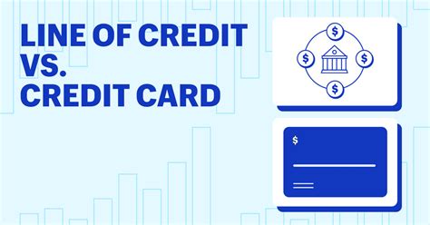 line of credit vs credit card which to use for business 2023