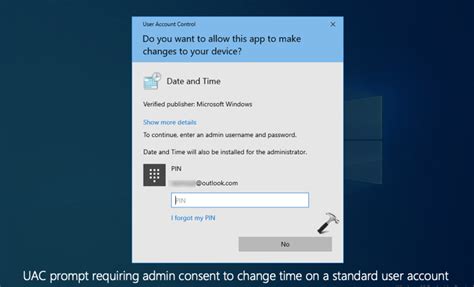 Allow Standard Users To Change System Time In Windows