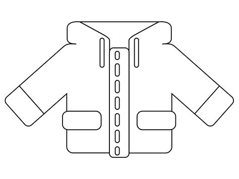 Jacket Coloring Page Colouringpages