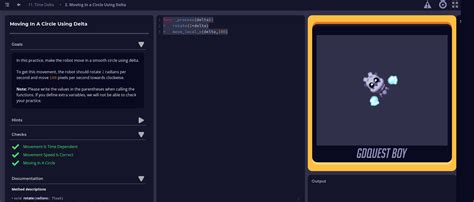 lesson 11 moving in a circle using delta passes with wrong code · issue 748 · gdquest learn