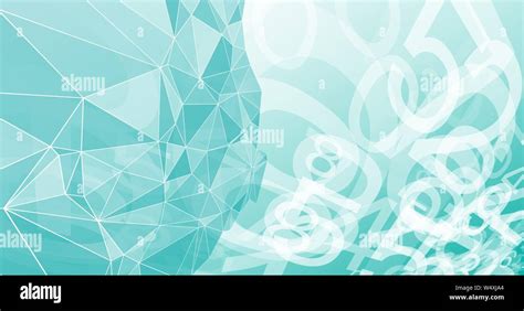 Computer Big Data Transformation Computer Numbers Stock Vector Image