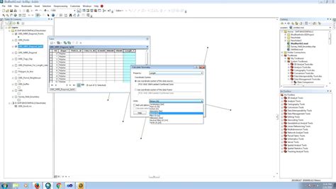 Arcgis 102 Calculate Length Of Features In Attribute Table Youtube