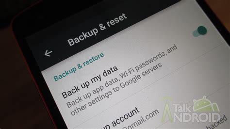 How To Make Sure Your Android Phone Or Tablet Is Backed Up On Google S Servers Talk Android