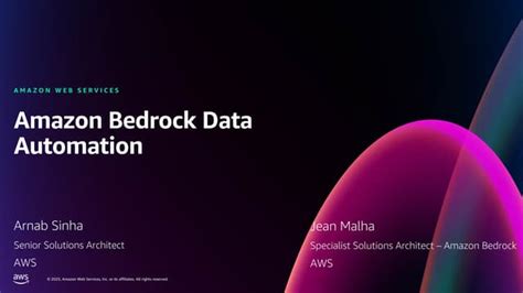 Bedrock Data Automation Preview Simplifying Unstructured Data