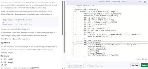 365daysofcode Java Sql Deque Coding Learningjourney 365daysofcode Maddala Surya Babu