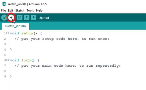 HOW TO UPLOAD A SKETCH TO AN ARDUINO Etronicskh