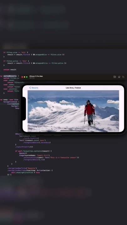 day 9️⃣9️⃣ of 100daysofswiftui 🎿 final app complete snowseeker ⛷ coding iosapp swiftui