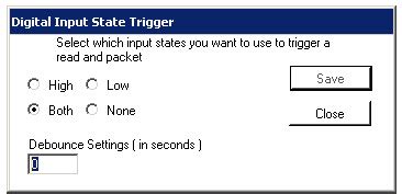 Setting Up Alarm Input And Debounce Setting