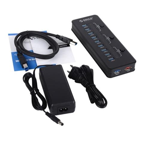 USB 3 High Speed HUB 10 Port Orico Lapak712
