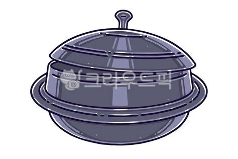 가마솥 솥단지 솥 한국 전통 사진이미지일러스트캘리그라피 Goodenbop작가