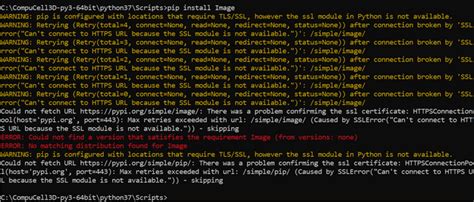 Cant Install Python Modules Using Pip On Windows Rcompucell3d