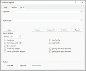 Fix Find And Replace Not Working On Microsoft Word