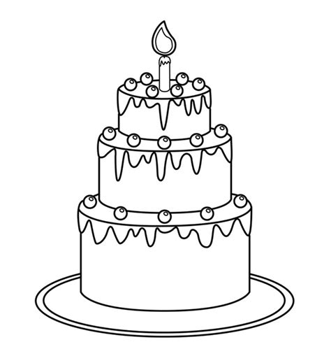 عيد ميلاد للتلوين 🎂 Pepelt