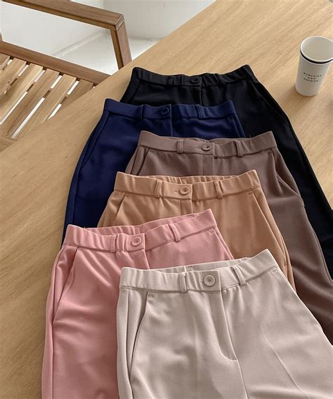 더블유먼트 주문폭주🎉제작 기획 하이웨스트 신축성 좋은 스판 밴딩 부츠컷 슬랙스 슬렉스 팬츠 롱 바지 기본 심플 베이직 데일리룩 러블리 하객룩 오피스룩 캐주얼 빅사이즈 가을