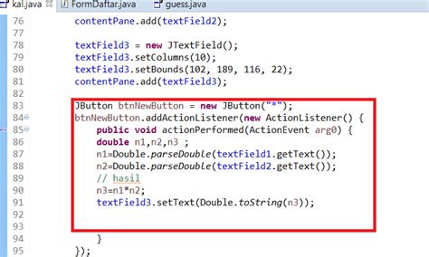 Cara Membuat Kalkulator Gui Sederhana Dengan Eclipse