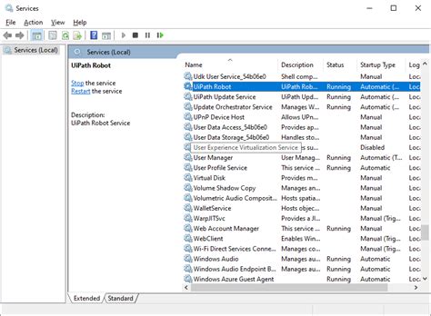Uipath Community Edition After Uipath Update The Uipath Update Services Stays And Uipath