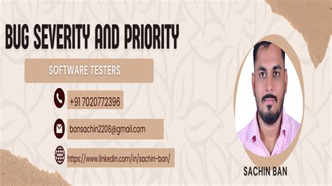 Bug Severity And Priority Software Testers
