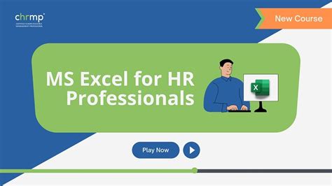 Ms Excel For Hr Professionals Chrmp Academy