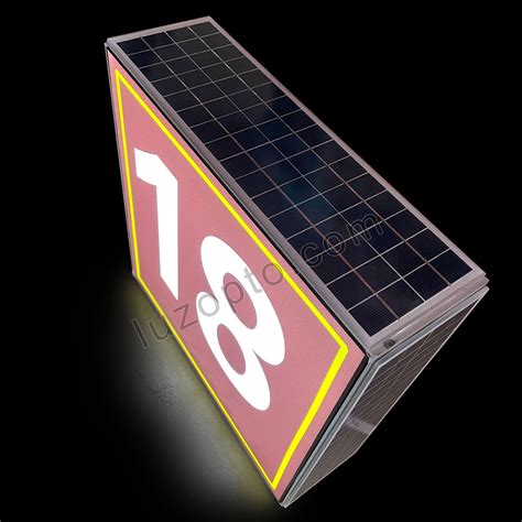 Outdoor Advertising Solar Power Illuminated Light Box Sign Solar