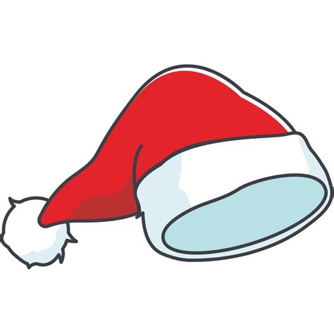 Рисунки новогодней шапки Деда Мороза