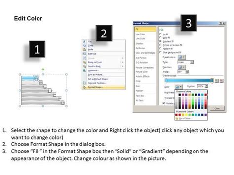 Ppt Fancy Letters Abcdefg With Textboxes Process PowerPoint Templates