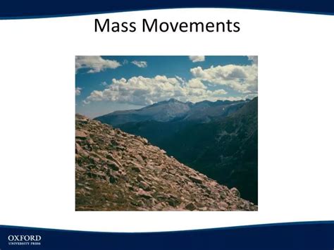 PPT Mass Movements PowerPoint Presentation Free Download ID