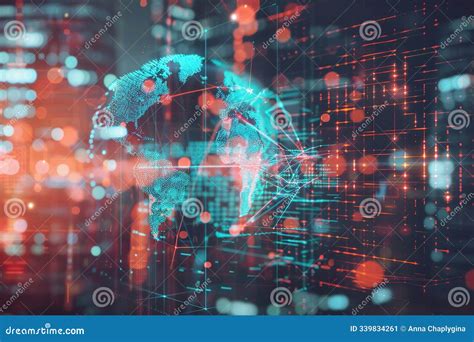 Global Digital Network Visualization Stock Image Image Of Tech Smart 339834261