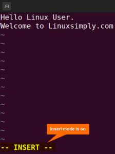 How To Edit With Vim In Linux Explained LinuxSimply