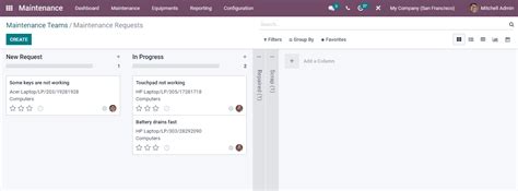 Maintenance Teams In Odoo 15 Maintenance Odoo V15 Book