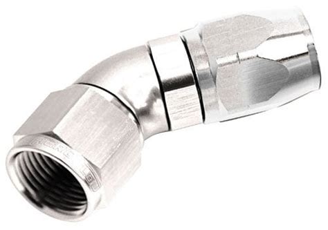 Aeroflow 550 Series Cutter One Piece Full Flow Swivel 45° Hose End 20