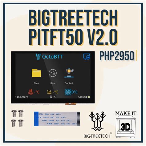 Btt Bigtreetech Tft35 V3 0 Tft35 E3 V3 0 Pitft50 V2 Tft70 Bx Touch Screen Display Shopee