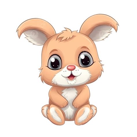 لطيف الكرتون أرنب المحاصيل أرنب كرتون جذاب Png صورة للتحميل مجانا